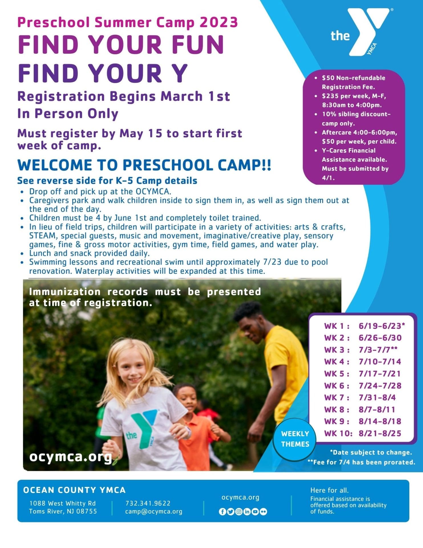 Summer Camp At The Y | Ocean County YMCA