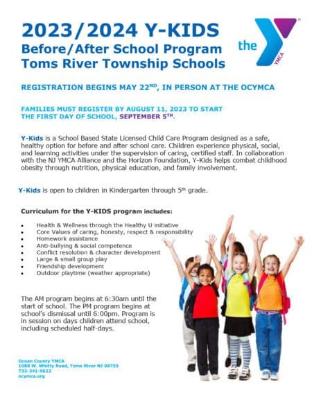 Toms River Township YKids | Ocean County YMCA