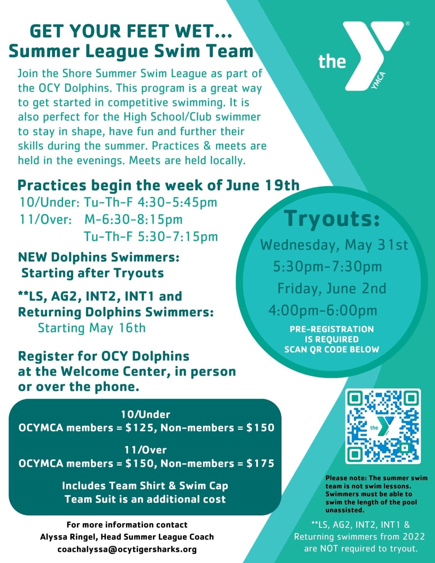 Tiger Sharks Swim Team | Ocean County YMCA