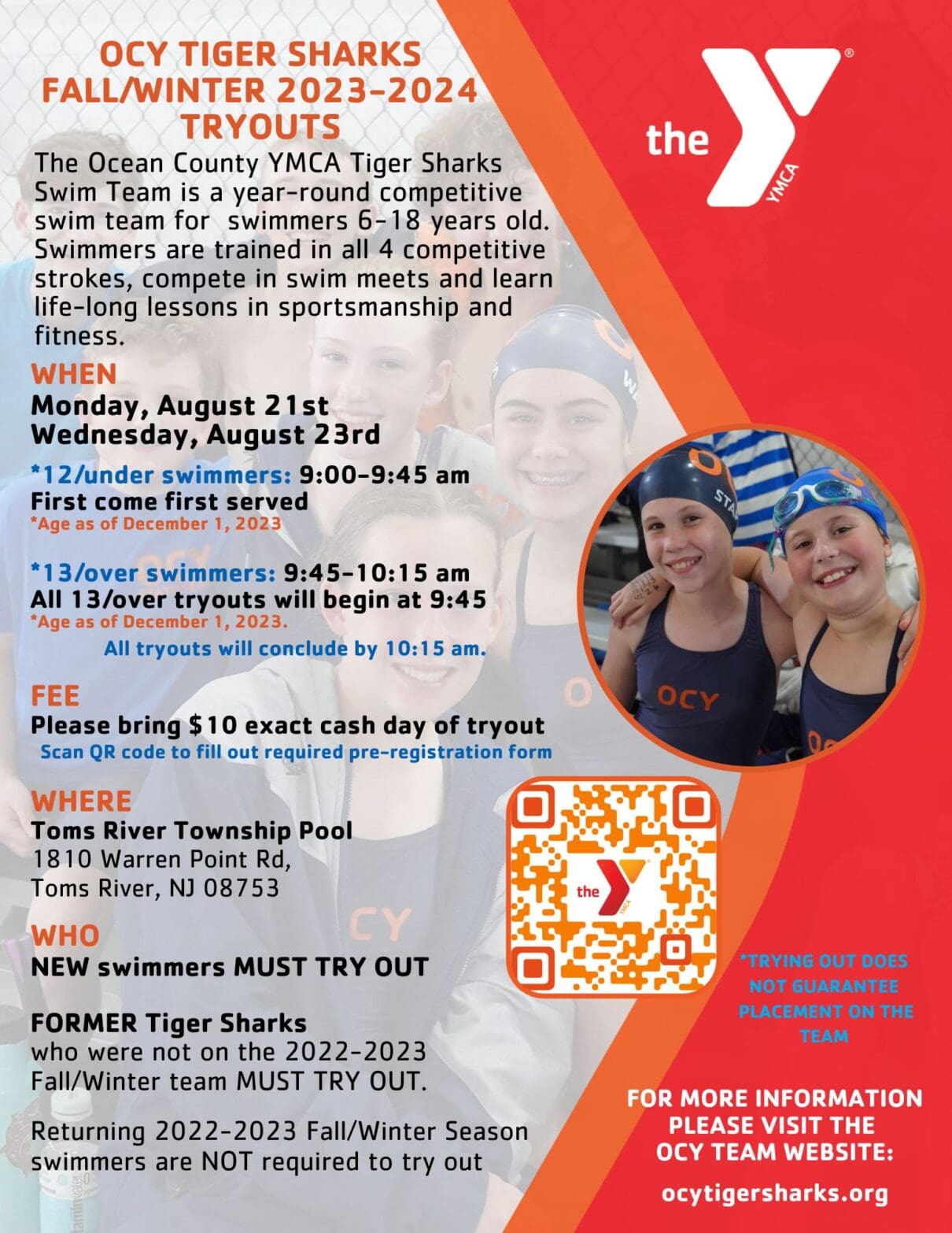 Tiger Sharks Swim Team | Ocean County YMCA