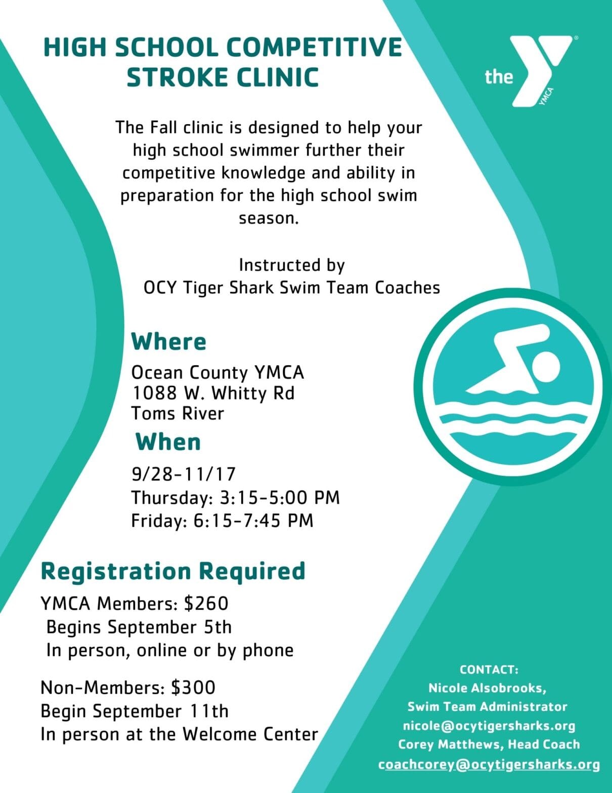 Tiger Sharks Swim Team | Ocean County YMCA