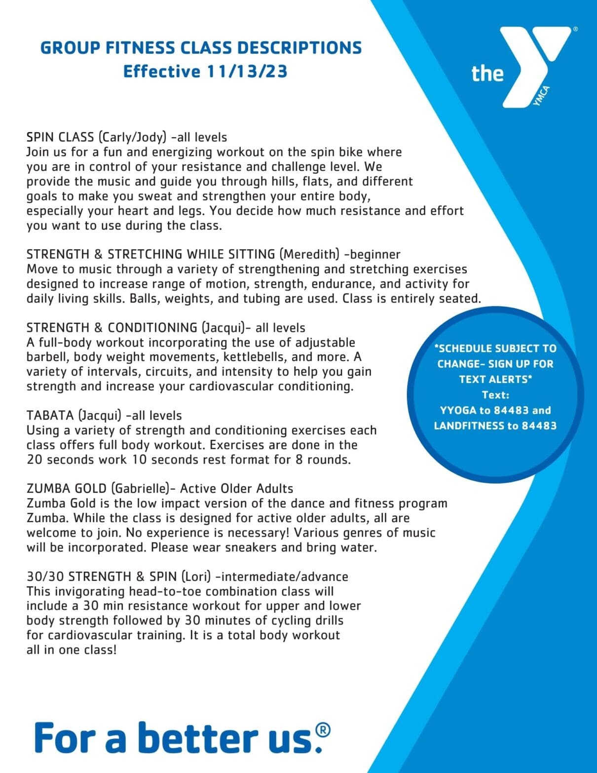 Group Fitness Classes | Ocean County YMCA