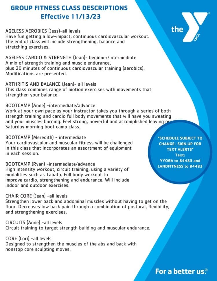 Group Fitness Classes | Ocean County YMCA