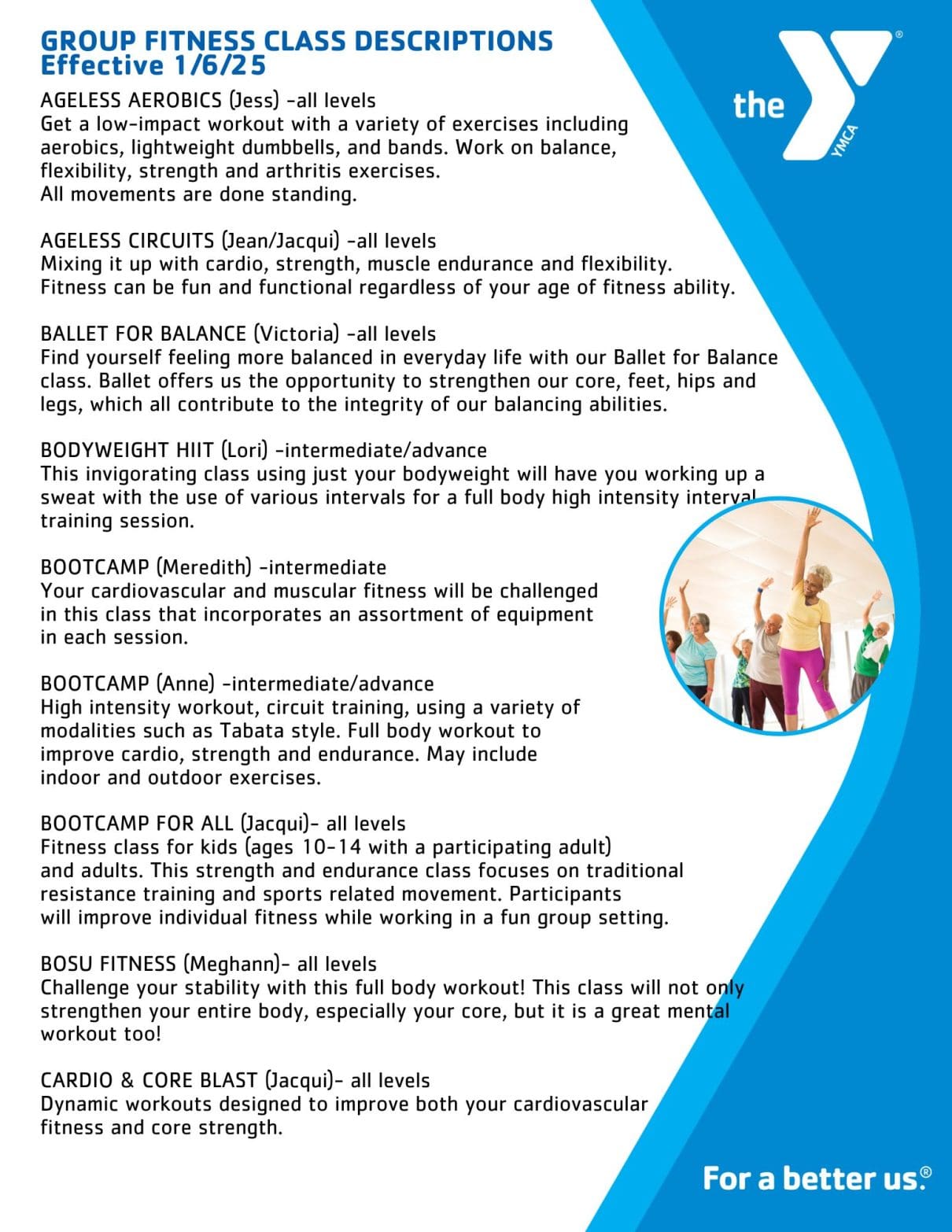 Group Fitness Classes | Ocean County YMCA