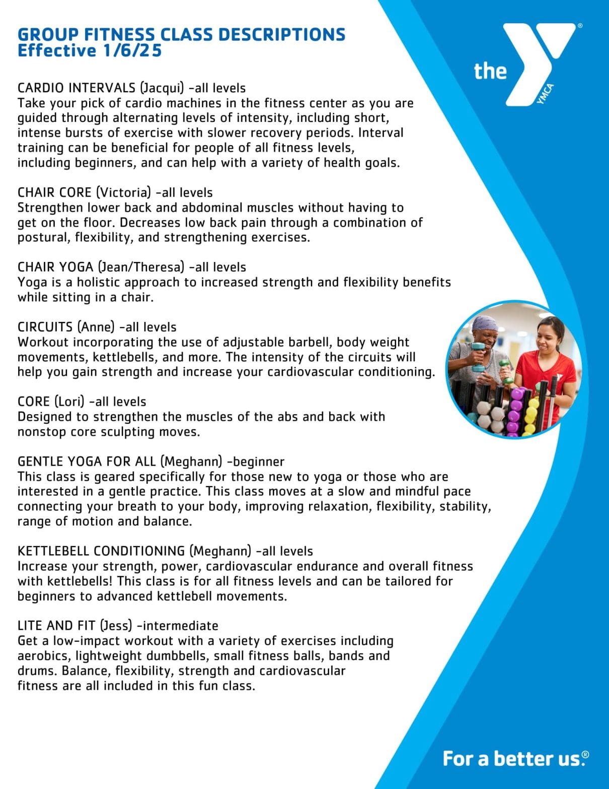 Group Fitness Classes | Ocean County YMCA